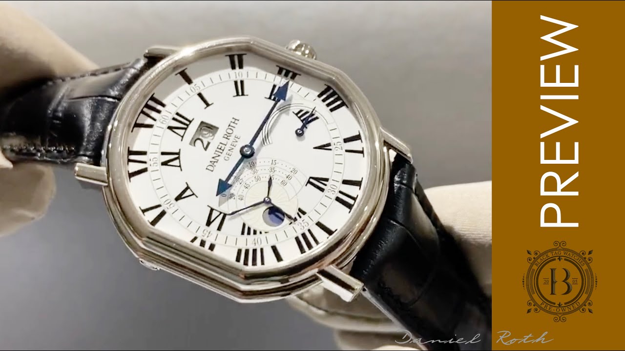 Pre-owned Daniel Roth Academie Athys III 110.Y.60.101.CN.BA - YouTube