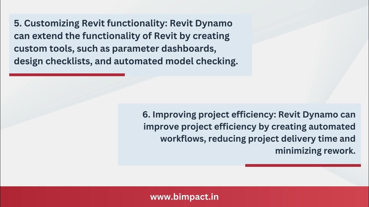 How revit Dynamo can improve BIM Workflow - YouTube