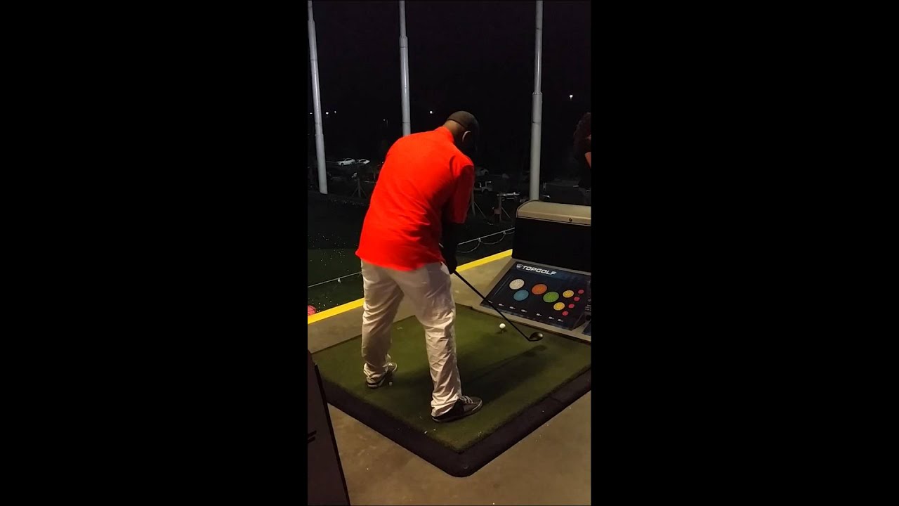 Drunk person at Top Golf - YouTube
