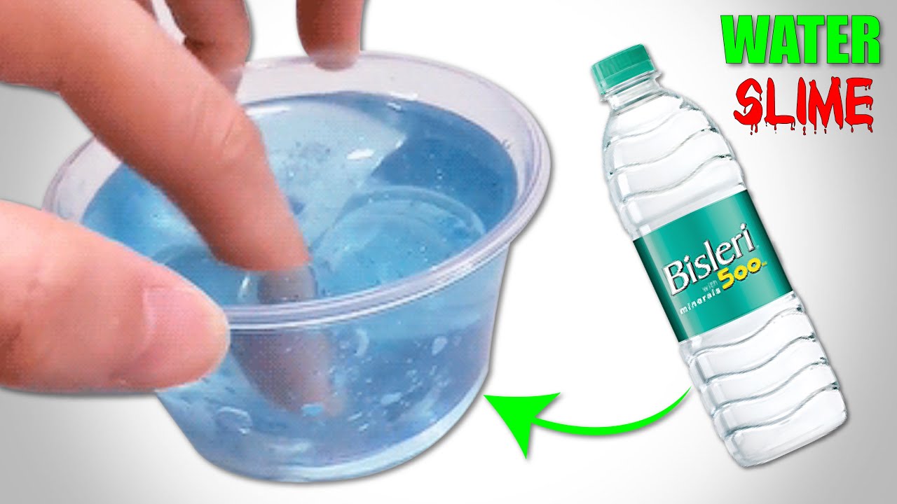 SALT AND WATER SLIME / HOW TO MAKE SALT AND WATER SLIME WITHOUT GLUE ...
