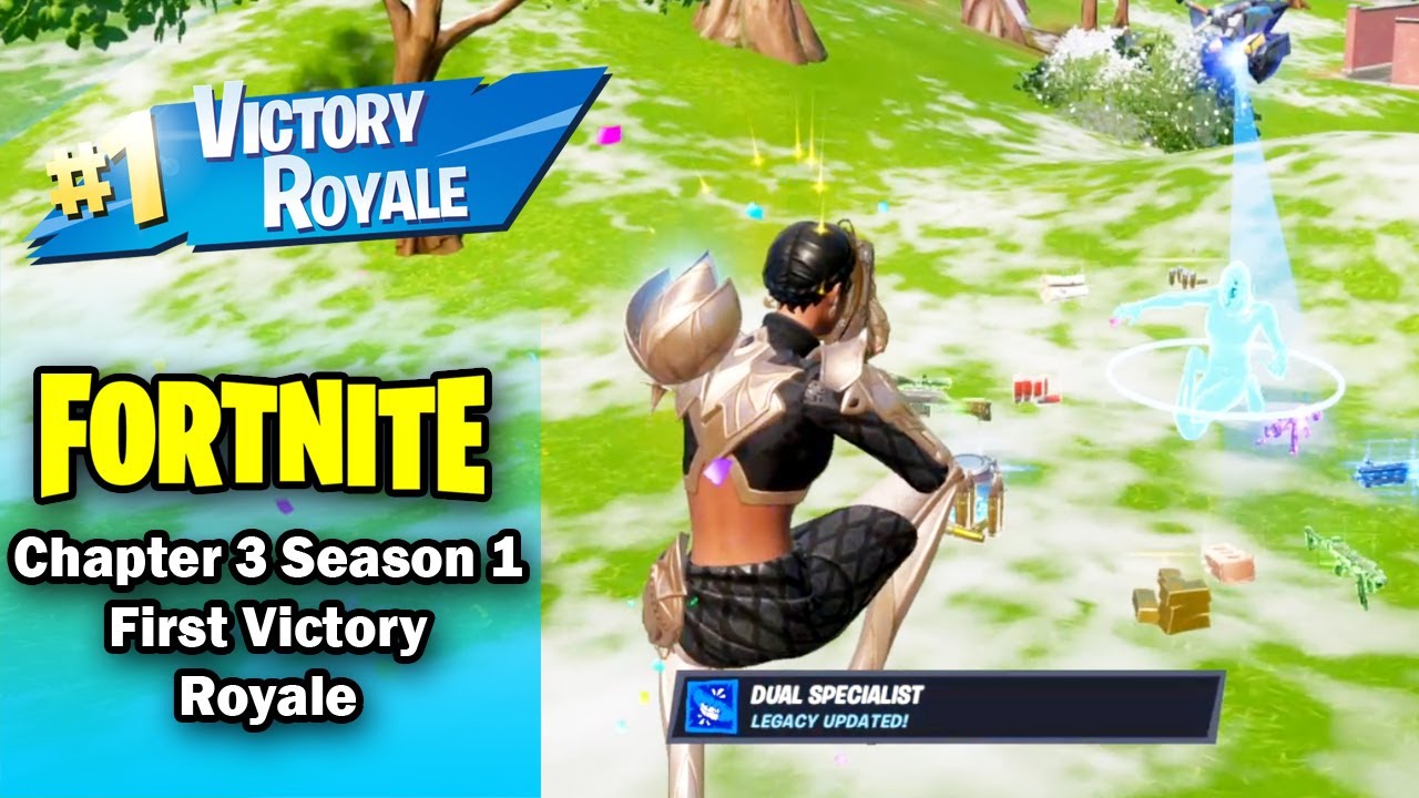 First Victory Royale Chapter 3 Season 1 - Fortnite - YouTube
