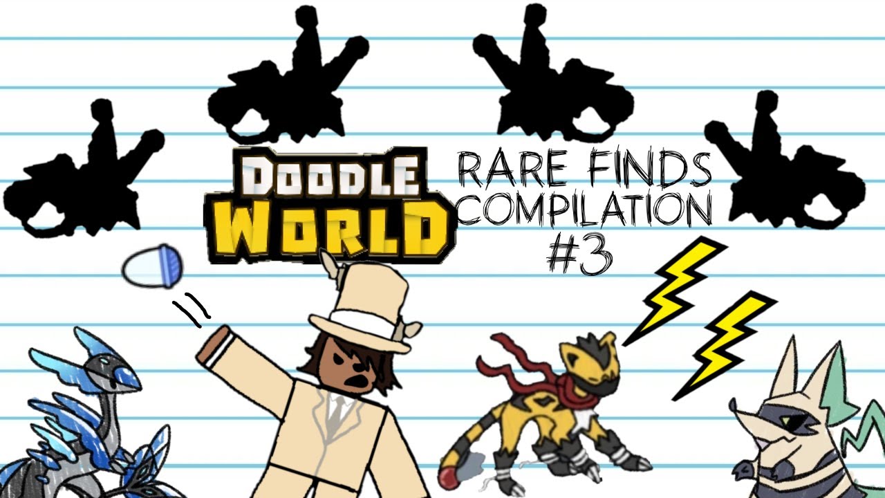 Roblox Doodle World | Rare Finds Compilation #3 | Snobats galore, crazy ...