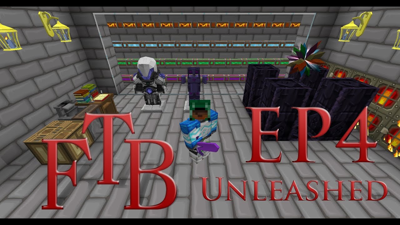 Minecraft FTB Unleashed Let's Play EP4 - YouTube
