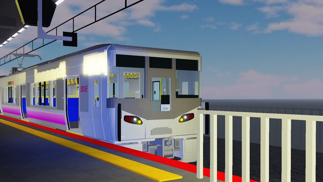 Robloxの日本のリアルな関西の車両が走ってる鉄道SKN鉄道 - YouTube