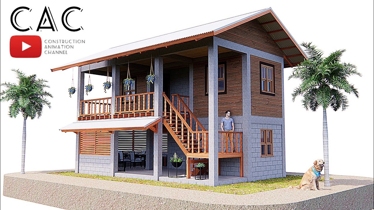 Simple Farmhouse | Tropical House | 5x9m | 3 Bedroom - YouTube