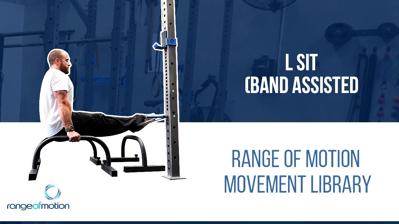 Band assisted L-sit - YouTube