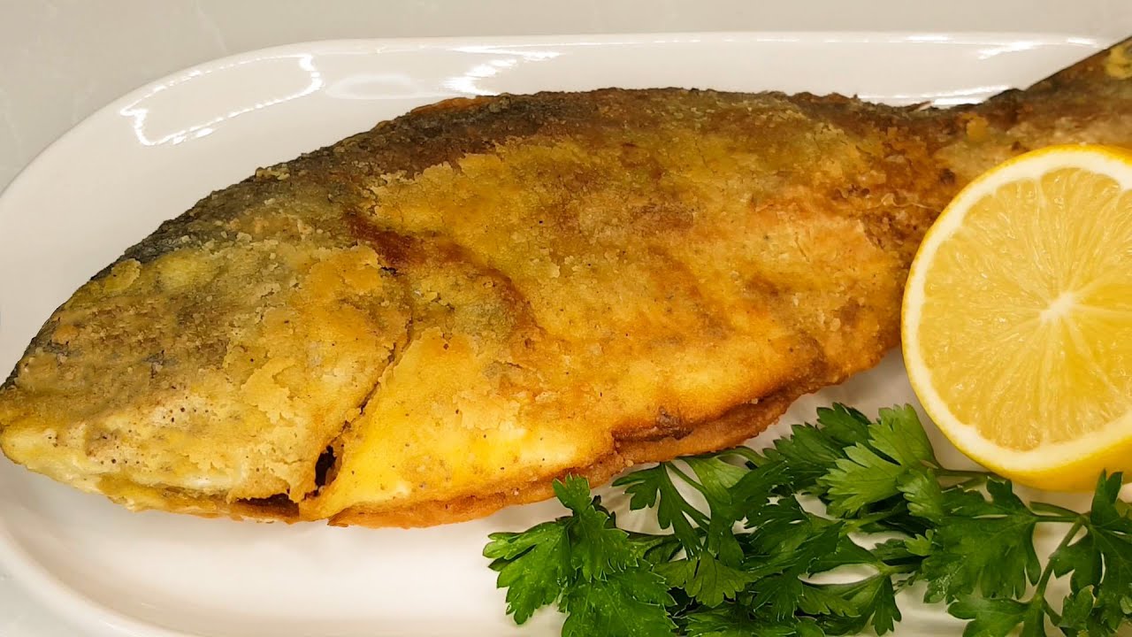 Fried Sea Bream Recipe - YouTube