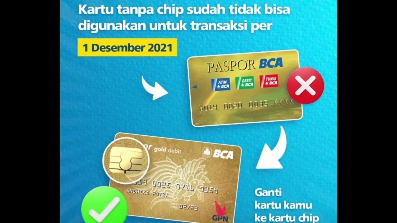 PENTING!!! Kenapa WAJIB Ganti Kartu ATM ke CHIP [BCA] - YouTube