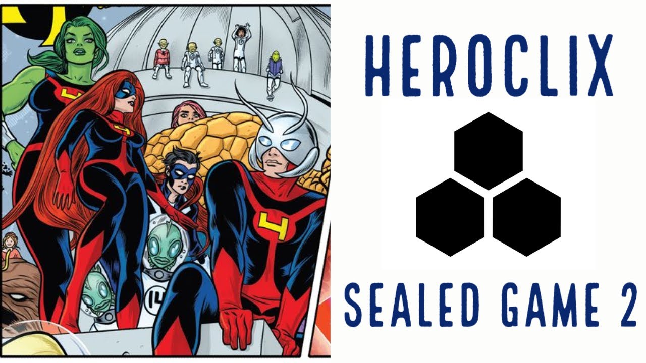 HeroClix F4 Future Foundation Sealed Game 2 "Wizard VS Sorcerer" - YouTube