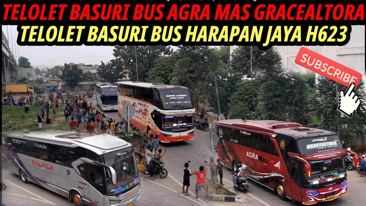 TELOLET BASURI BUS HARAPAN JAYA DOUBLE DECKER H623‼️TELOLET BASURI BUS ...