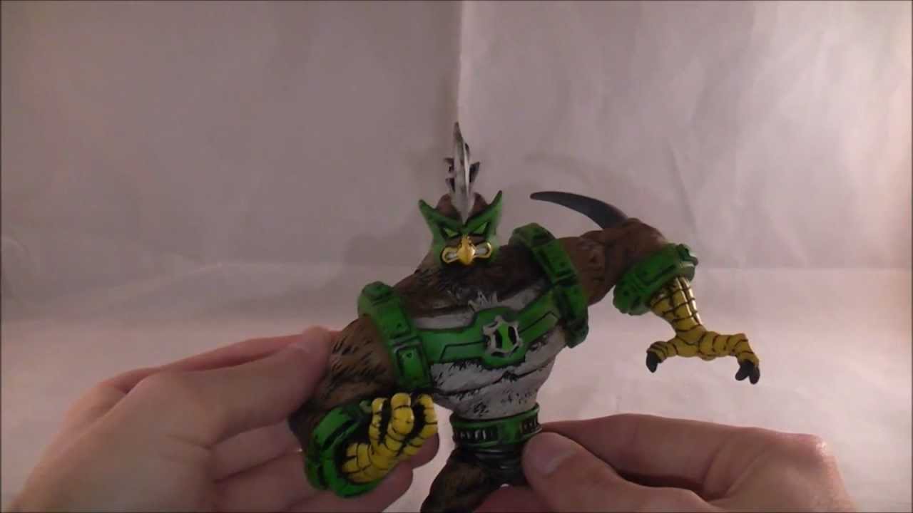 Ben 10 Omniverse Hyper Alien Kickin Hawk Review - YouTube