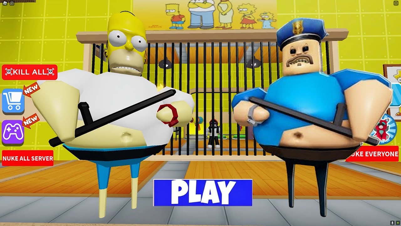 NEW UPDATE | ESCAPE HOMER SIMPSON BARRY'S PRISON RUN! #roblox #obby # ...