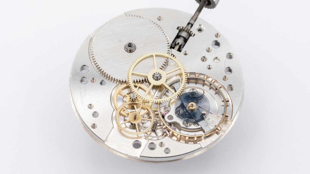 OMEGA Pocket Watch assembly / service - YouTube