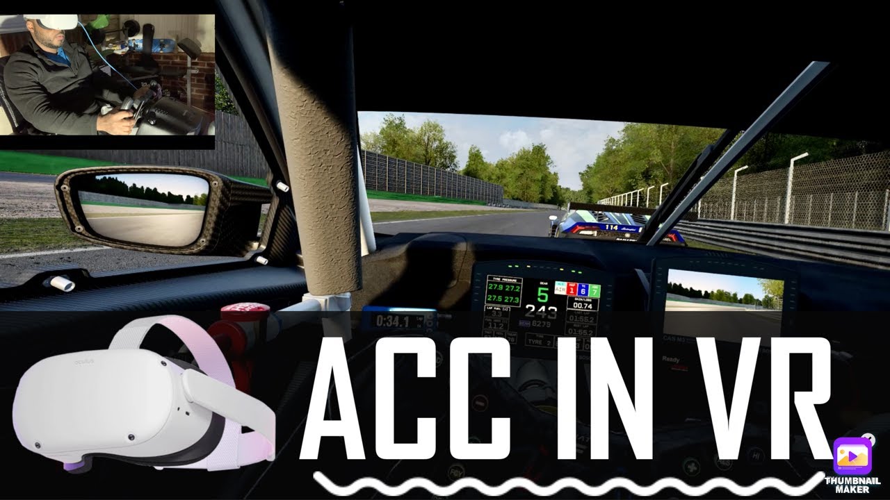 Sim Racing In VR with Assetto Corsa Competizione - YouTube
