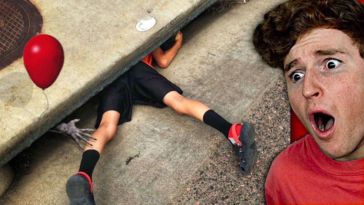 Kid Gets STUCK IN THE SEWER.. (Terrifying) - YouTube