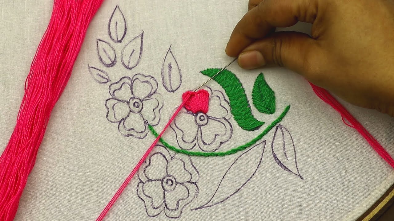 decorative hand embroidery pattern for home decor embroidery design ...