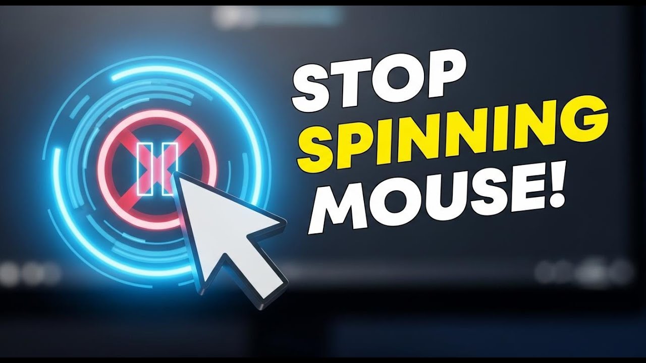 How to Fix Spinning Blue Circle Mouse Pointer Resolve Spinning Blue ...
