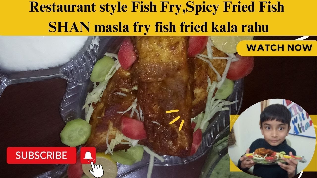 Restaurant style Fish Fry | Spicy Fried Fish | SHAN masla fry fish | ym ...