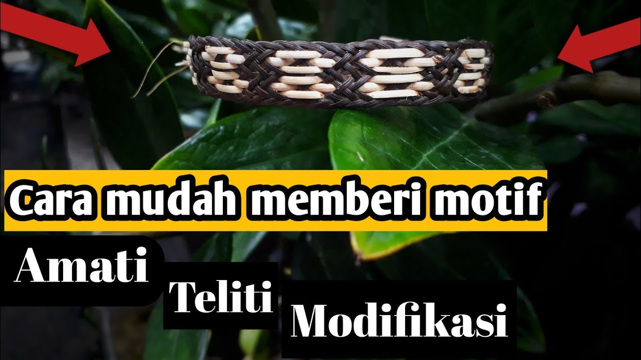 TUTORIAL GELANG SIMPAI ROTAN - YouTube