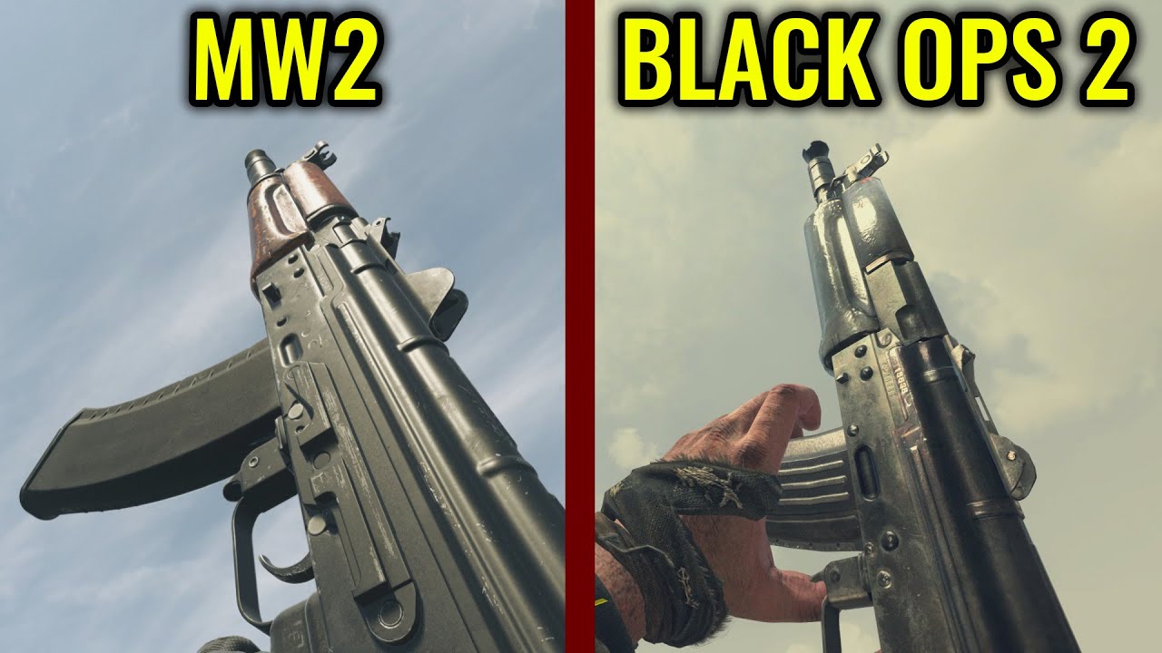 COD MW2 2022 vs Black Ops 2 - Weapons Comparison - YouTube