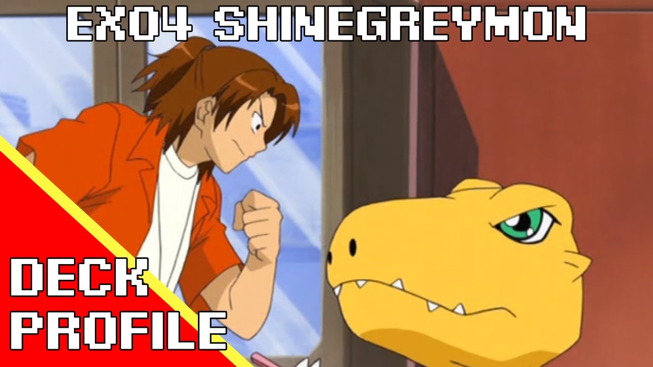 Digimon TCG! ShineGreymon Deck Profile (EX04) - YouTube