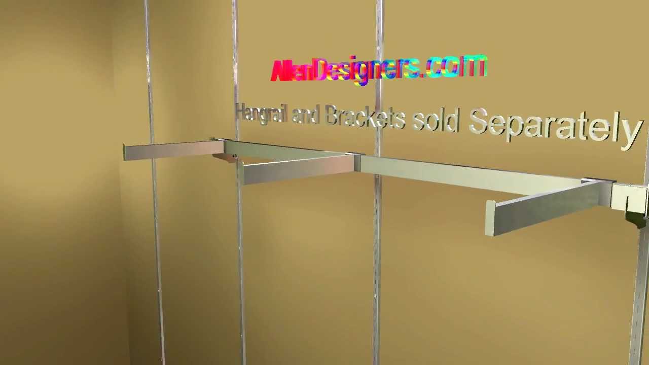 12" Straight Faceout for Rectangular Hangrail.avi - YouTube