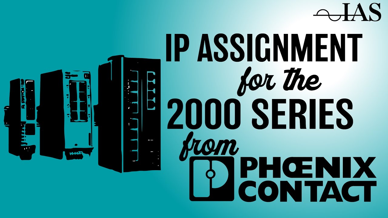 Assigning an IP to the Phoenix Contact 2000 Series Drive - YouTube