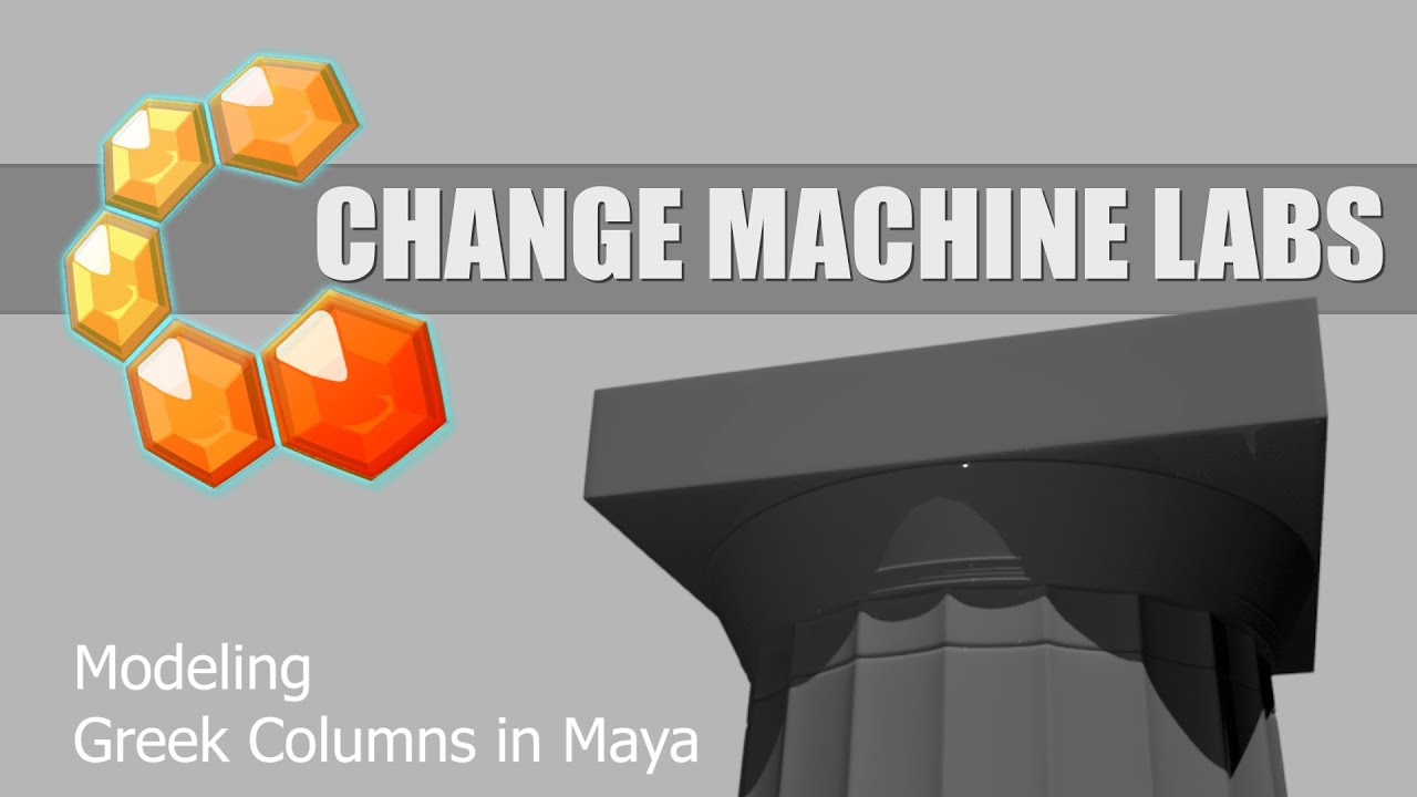 Modeling a Column in Maya - YouTube