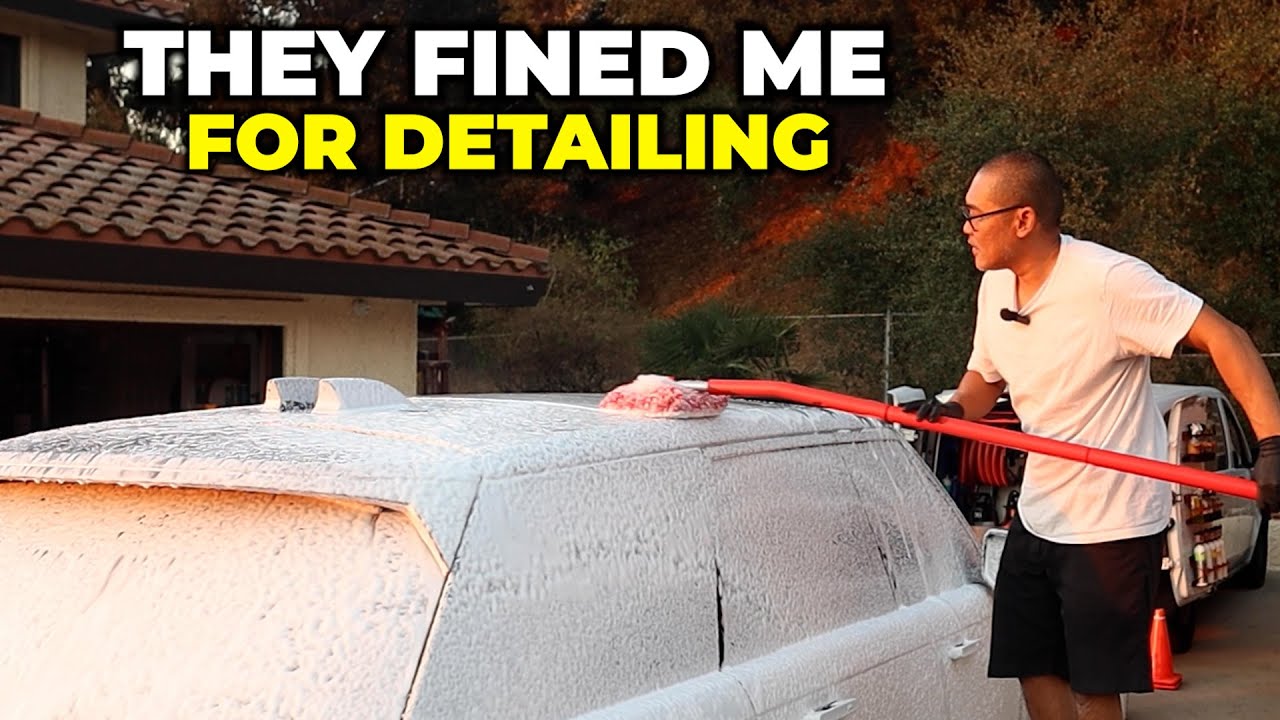 I Got Fined For Detailing - Best In Class Detailing - YouTube