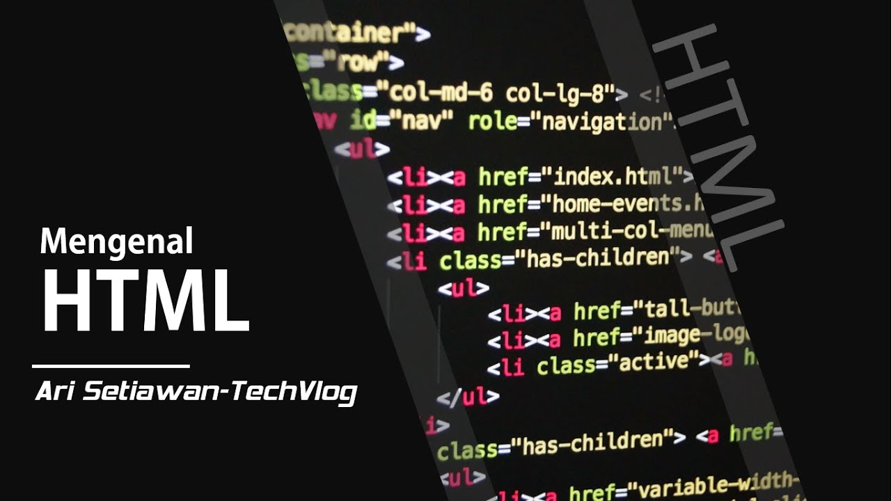 Belajar Website Untuk Pemula Ep.1 - Pengenalan HTML - YouTube
