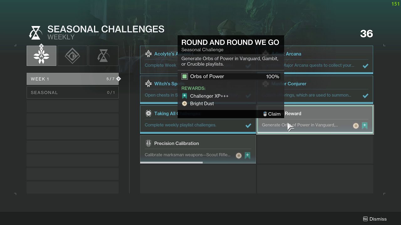 Complete Round and Round We Go Seasonal Challenge | Destiny 2 - YouTube