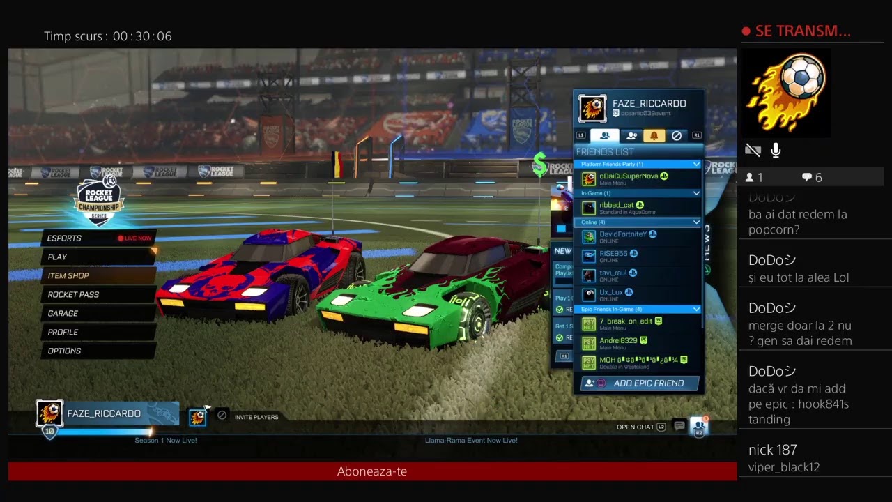 Rocket league Romania trio LIVE - YouTube
