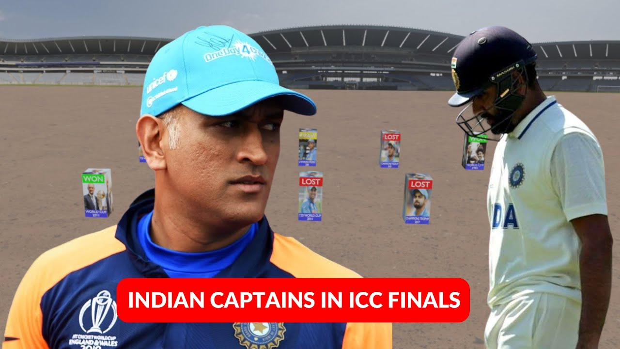 Indian Captains in ICC Finals & Results - YouTube