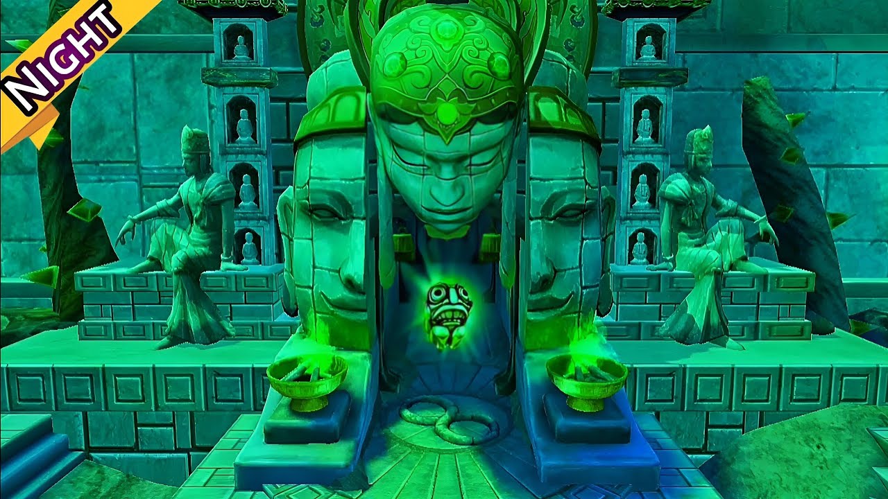 Temple Run 2 Chinese Version Night Dunhuang Map Gameplay - YouTube