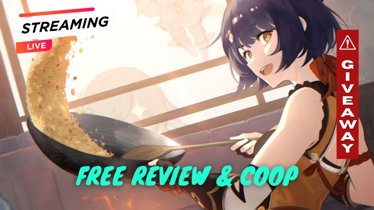 🔴LIVE GENSHIN | ALL YOU CAN EAT WITH XIANGLING | REVIEW | COOP - YouTube