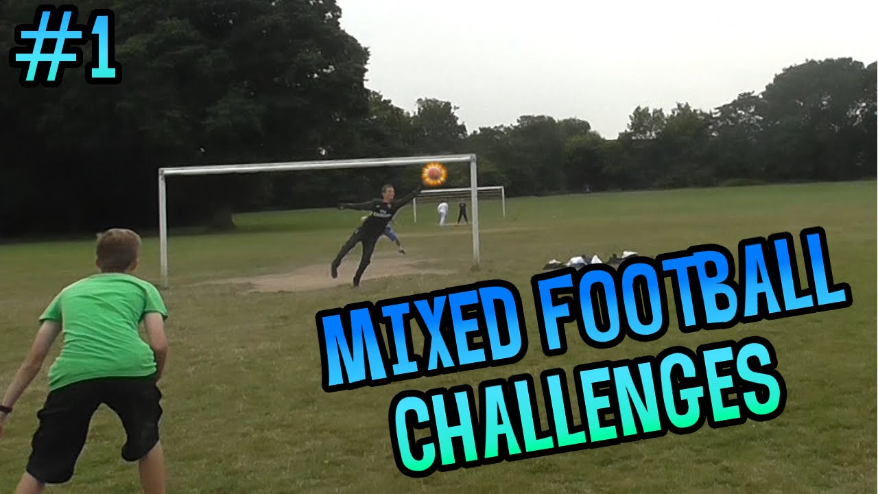 Mixed Football Challenges #1 - YouTube