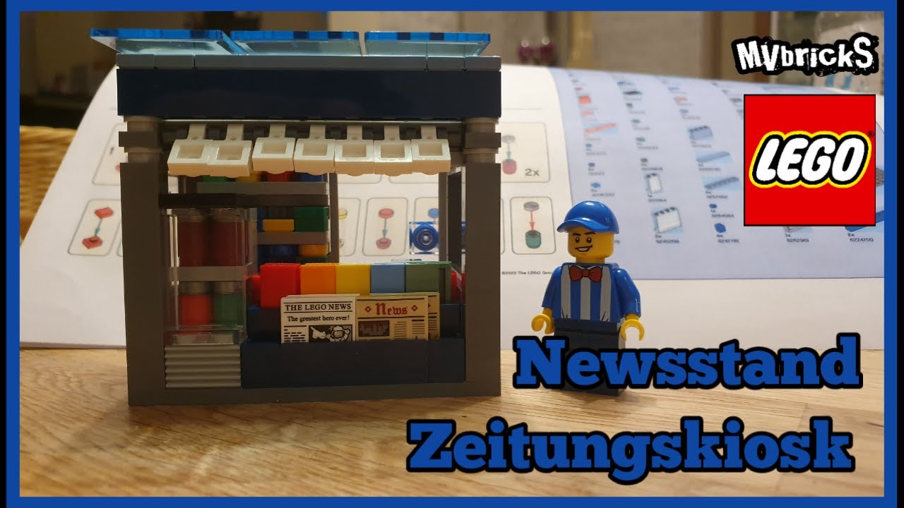 Lego Newsstand / Zeitungskiosk from Lego Store Make and Take Event ...