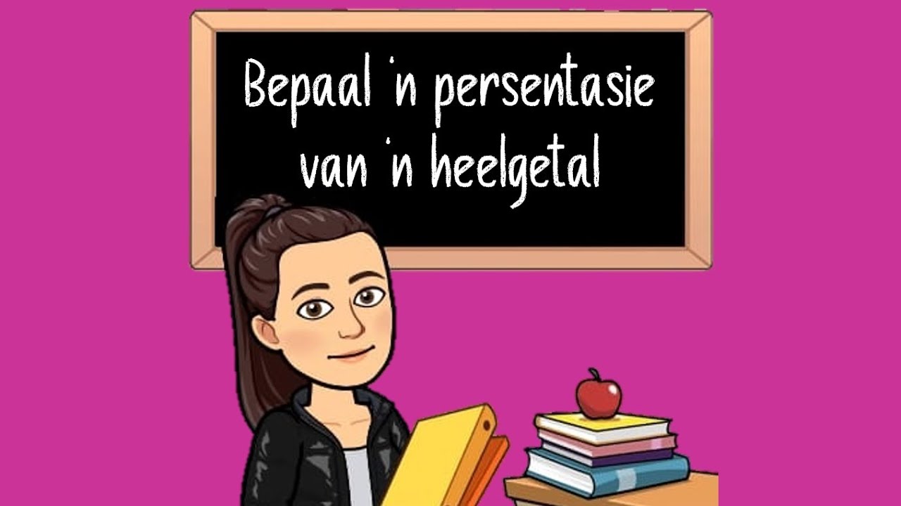 Bepaal 'n persentasie van 'n heelgetal - YouTube