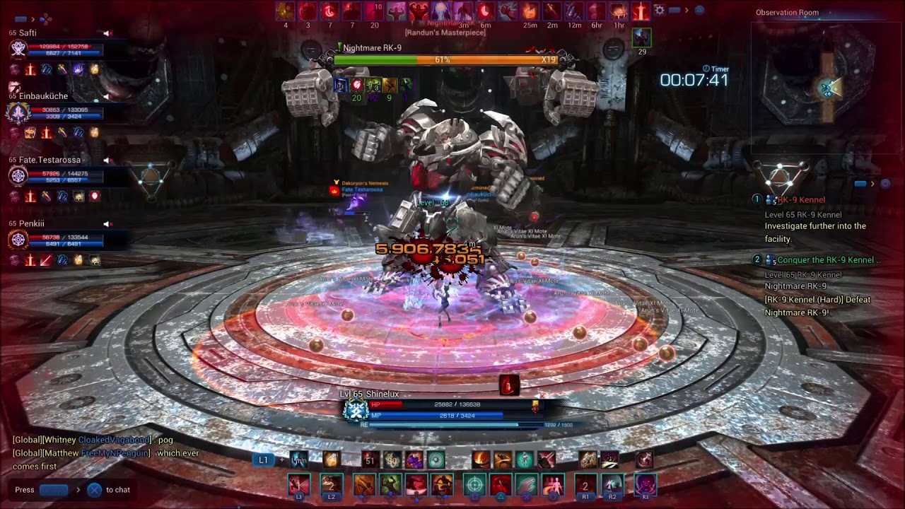 Tera PS4 - RK9 extrem first time Slaying Warrior Tank POV - YouTube