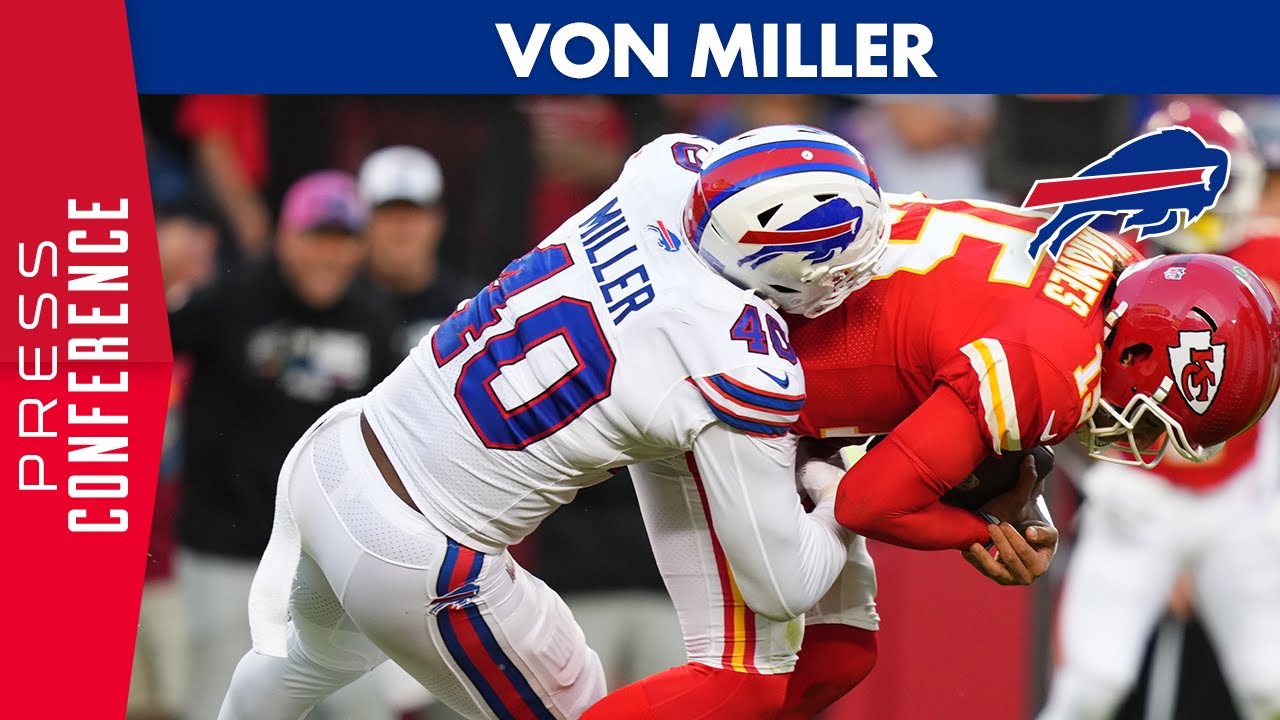 Von Miller: "It's Good To Come In Here And Smile" | Buffalo Bills - YouTube