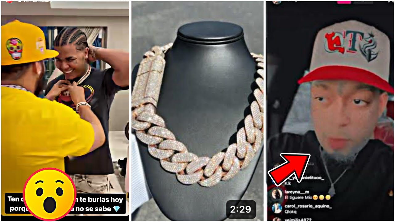 Rochy RD Le Frontea A El Alfa “El Jefe” Con Su Nueva Cadena De ...