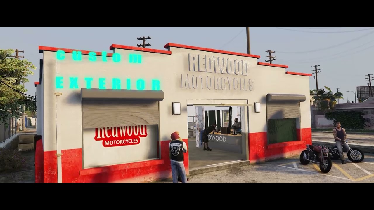[FiveM][MLO] Redwood Motorcycle Mechanics - YouTube