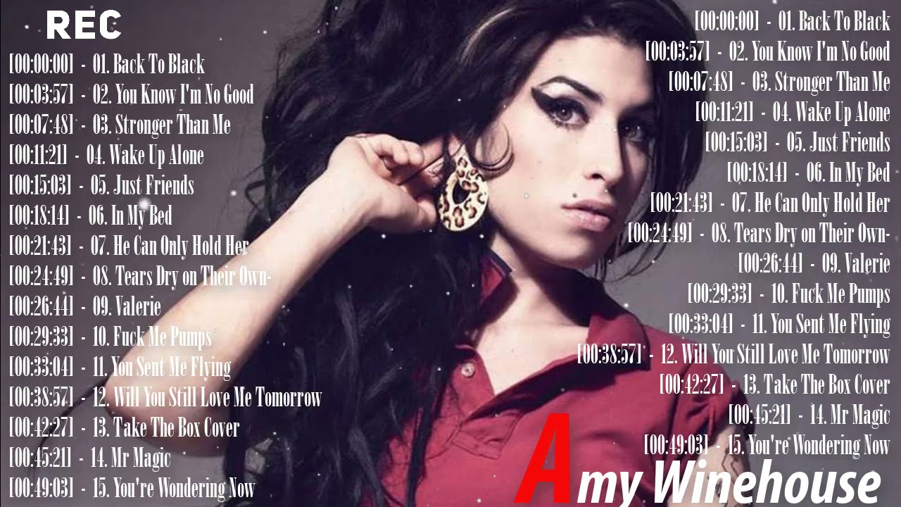 Amy Winehouse Greatest Hits | Beste Lieder von Amy Winehouse - YouTube
