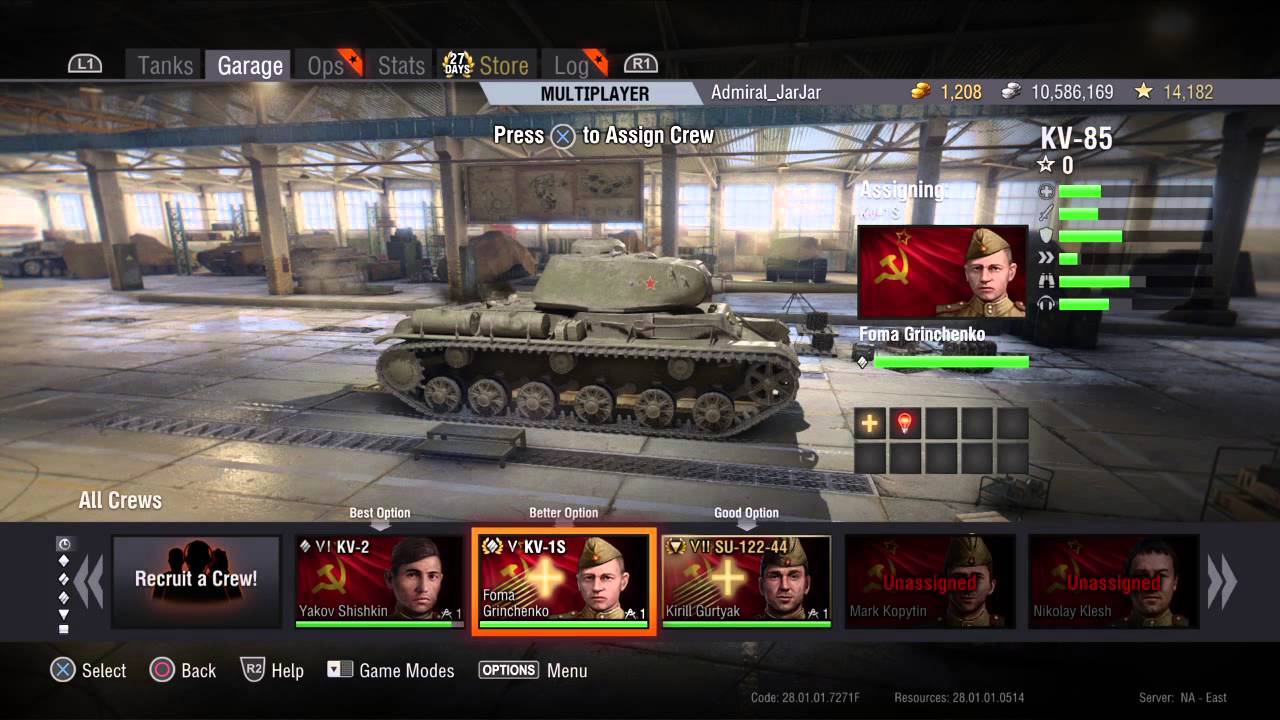 World of Tanks Console: the effects of over training a crew. - YouTube