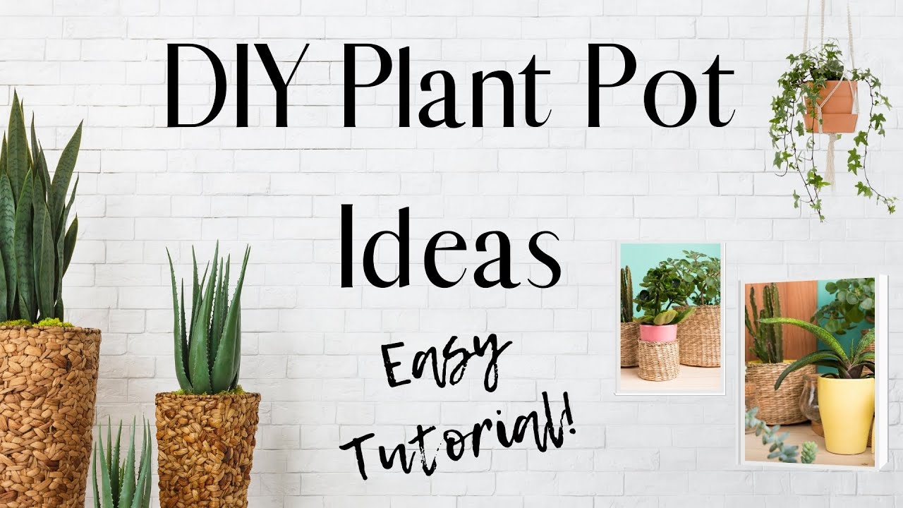 BOHO PLANT POT ON BUDGET - BOHEMIAN STYLE - DIY PLANT POT MAKEOVER ...