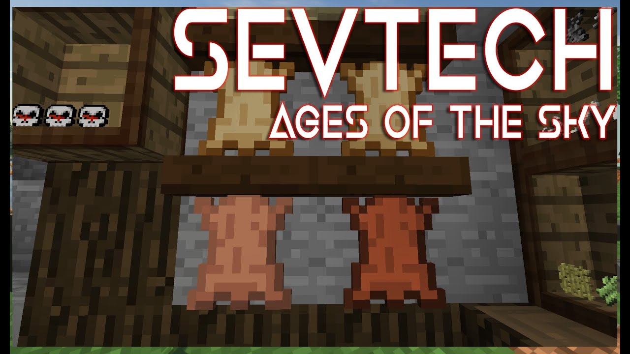 Sevtech Ages of the Sky :: E03 :: Leather!! - YouTube