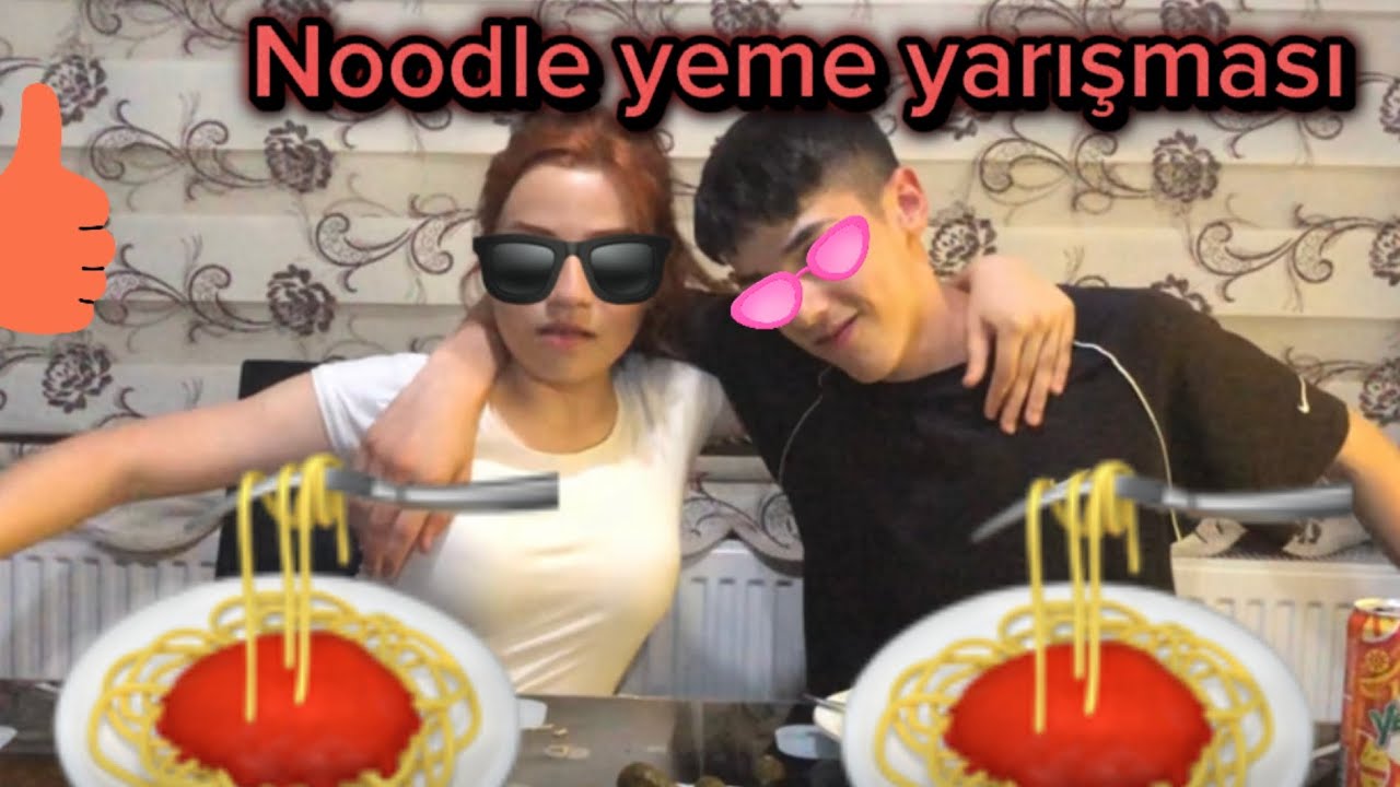 NOODLE YEME YARIŞMASI ( İLK BİTİREN 200 TL 💵 ALIR ) - YouTube