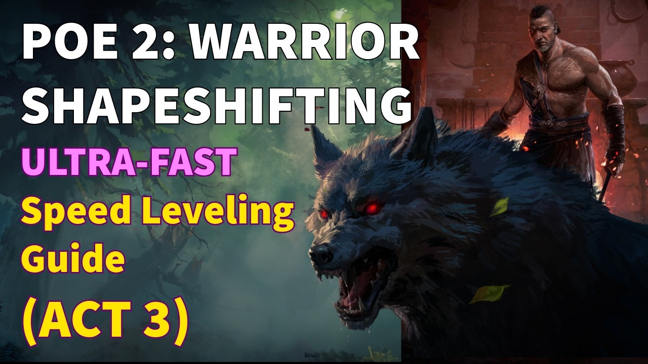POE 2: Ultra-Fast Speed Leveling Campaign Guide ACT 3 WARRIOR ...