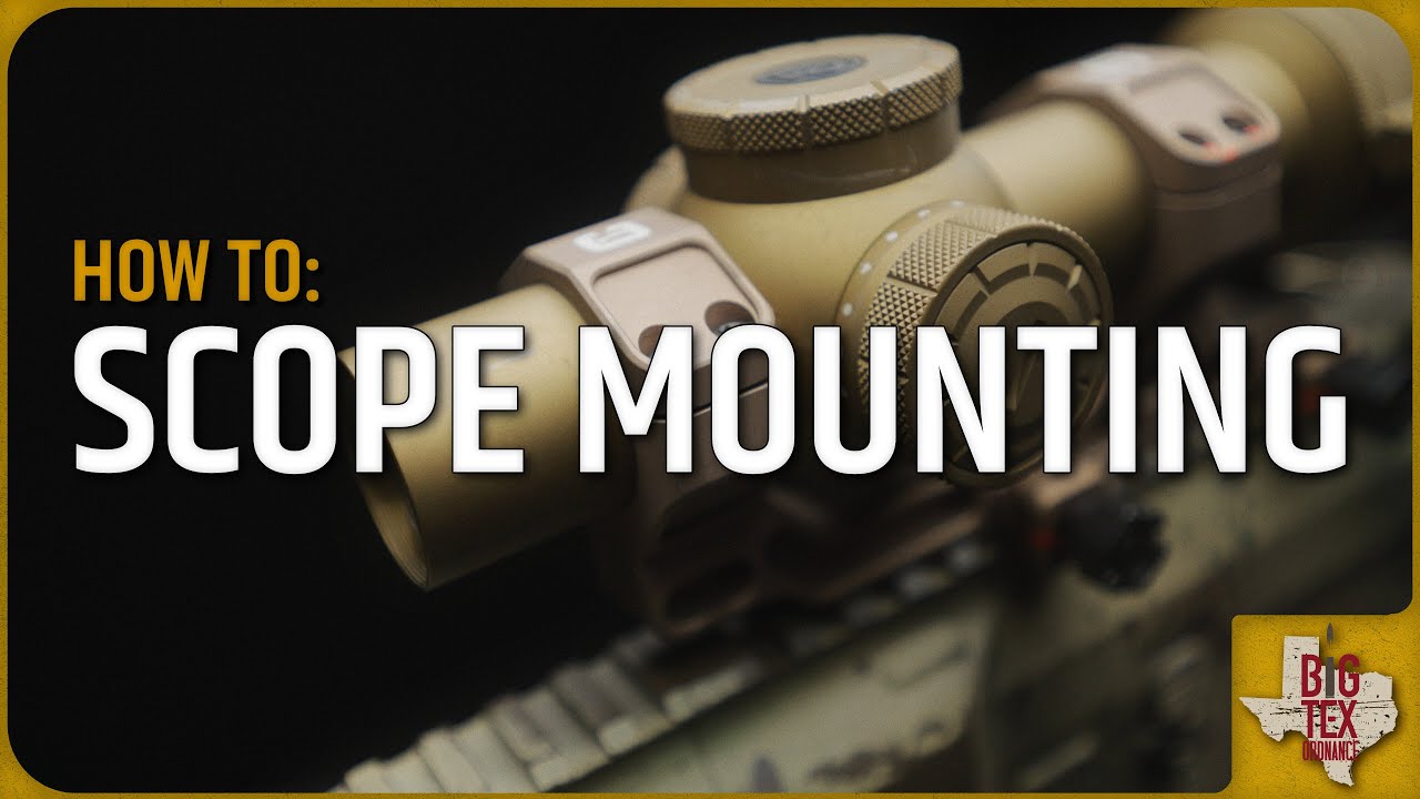Proper Scope Setup w/ Eric From Cornerstone Performance - YouTube