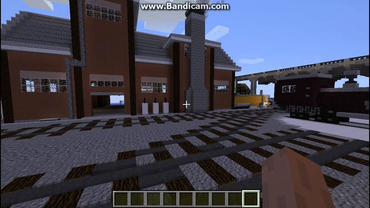 Minecraft Train Yard - YouTube